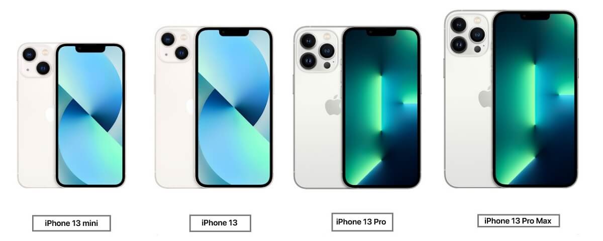 iPhone13/mini/Pro/Maxをサイズ・大きさ・重さで比較！歴代旧機種やiPhone12との違いは？ - Happy iPhone